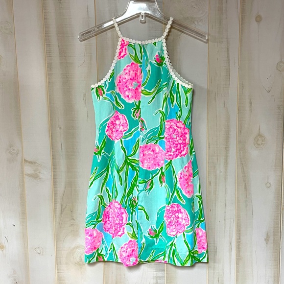 Lilly Pulitzer | Dresses | Lilly Pulitzer Pearl Shift Poolside Blue ...